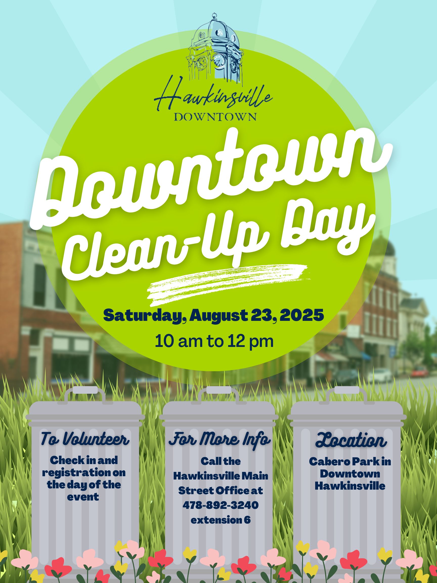 Downtown Clean Up – Hawkinsville – Pulaski County